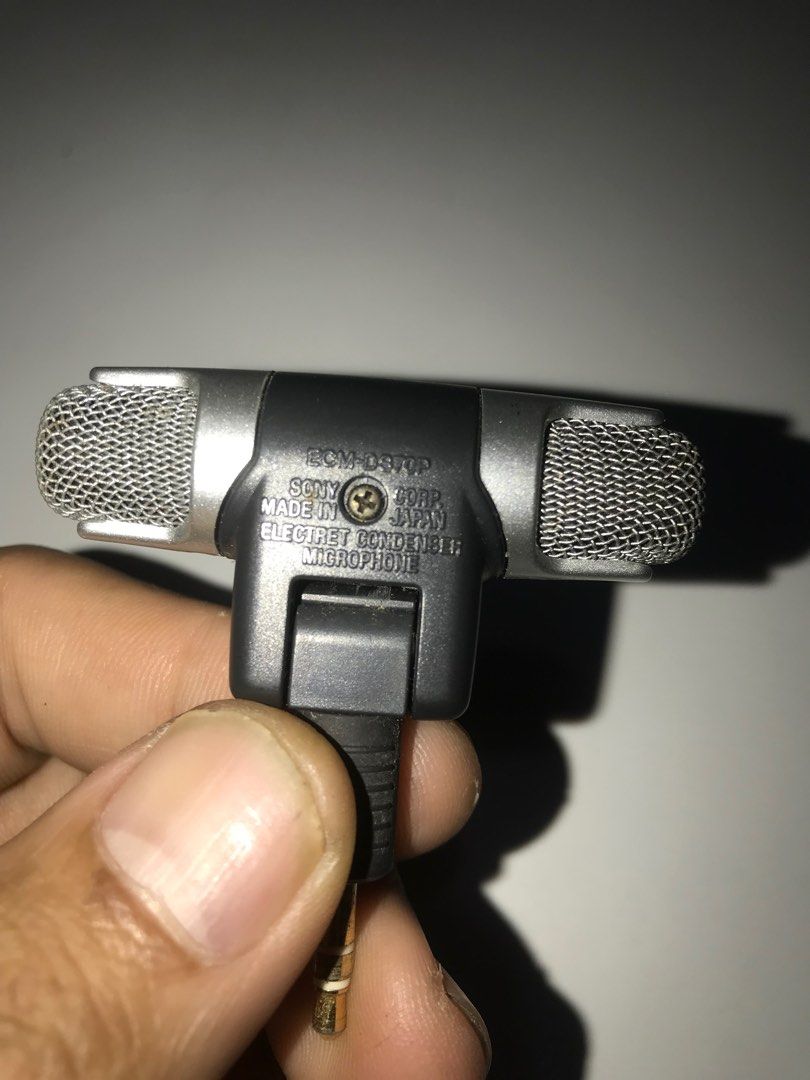 Sony Stereo Microphone - ECM-DS70P, Audio, Microphones on Carousell