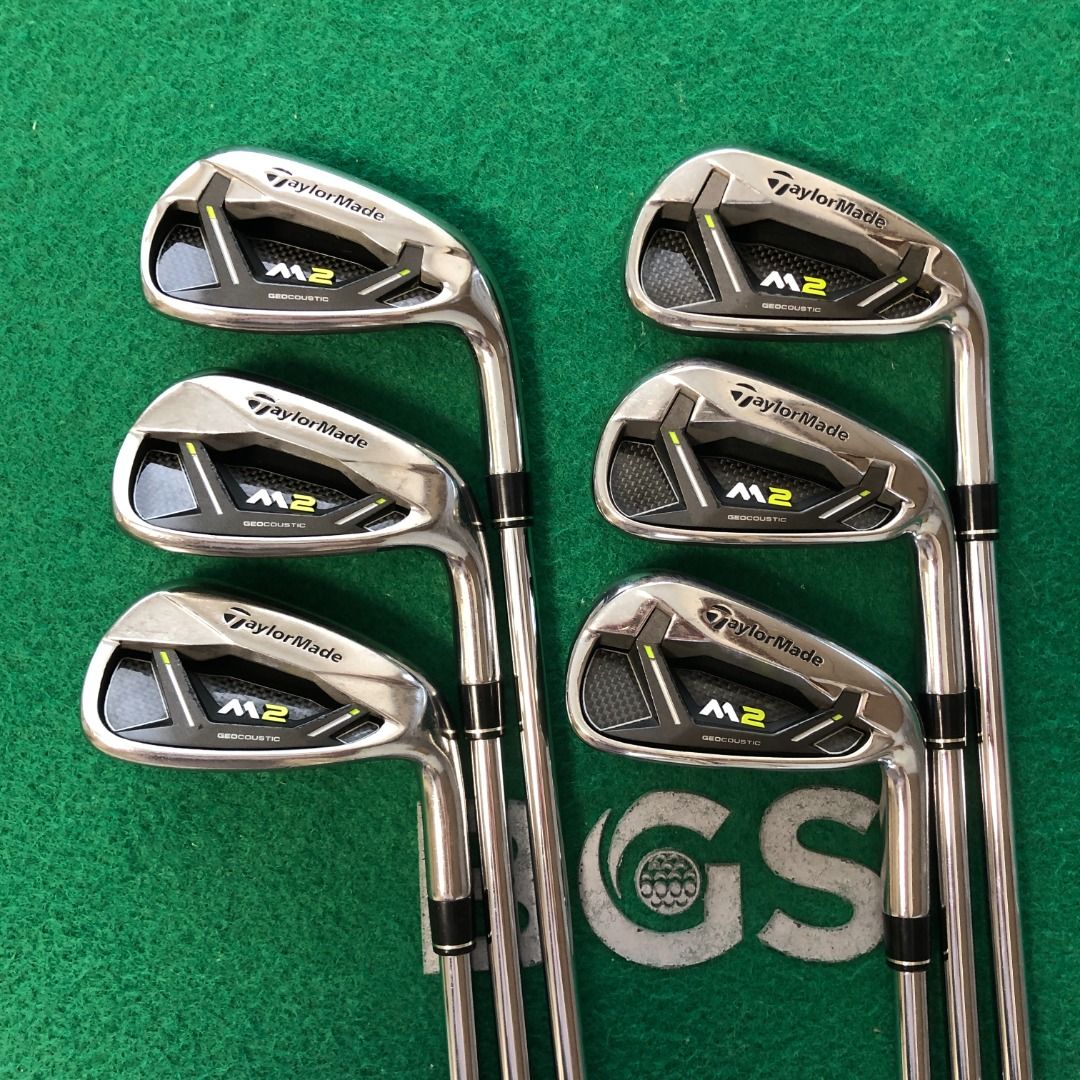 TaylorMade M2 2019 Irons set 5-9,P REAX 88HL FlexS Used, Sports ...
