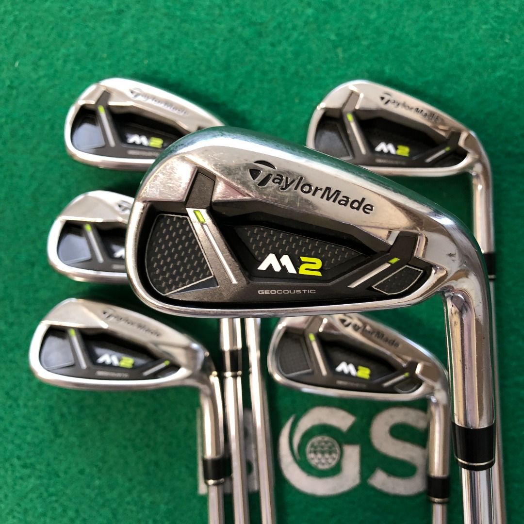 TaylorMade M2 2019 Irons set 5-9,P REAX 88HL FlexS Used, Sports Equipment, Sports & Games, Golf ...