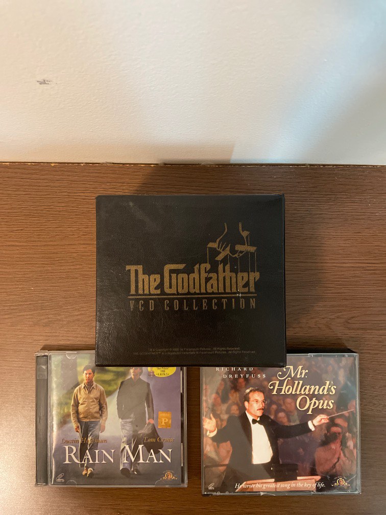 The Godfather, Rain Man and Mr Hollands Opus VCD, Hobbies & Toys, Music ...