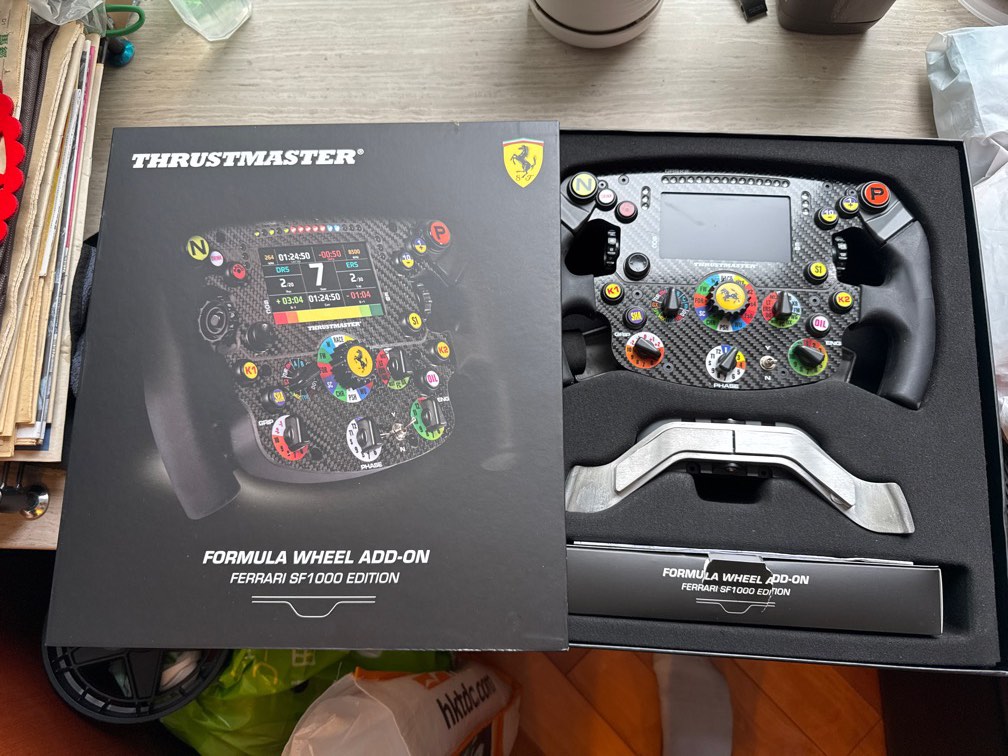 Thrustmaster Ferrari SF 1000 Edition Formula Wheel Add On, 電子遊戲, 遊戲機配件 ...