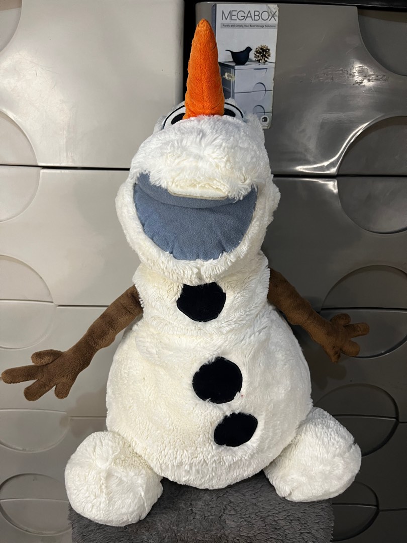 Tokyo Disney Resort Classic Frozen Olaf The Snowman White Jumbo Plush ...