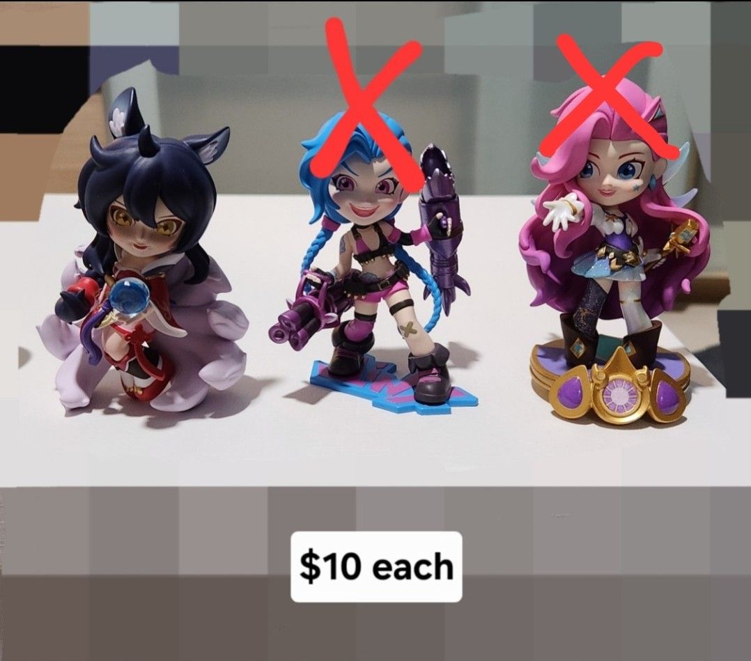 Very cheap popmart clearance (lol league of legends, ahri jinx ...