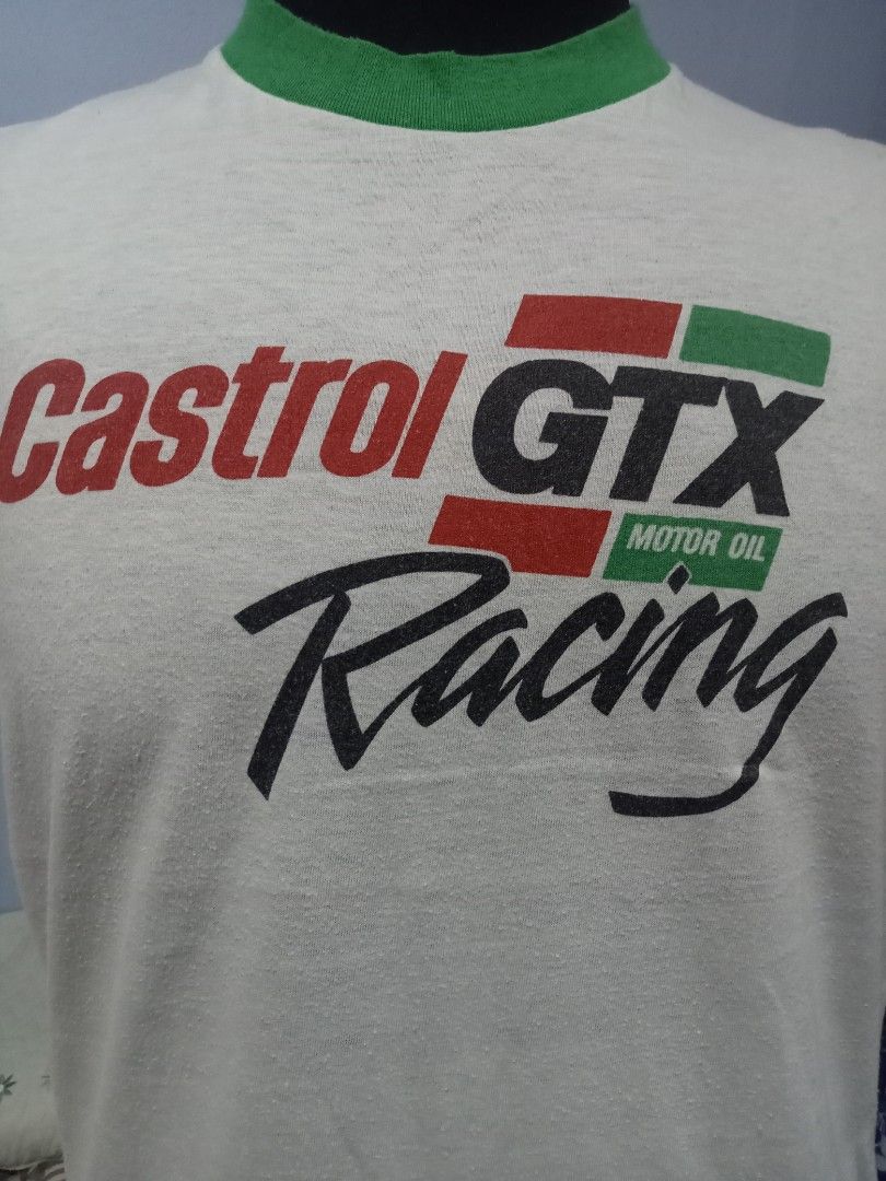 Vintage Castrol GTX Racing, Men's Fashion, Tops & Sets, Tshirts & Polo ...