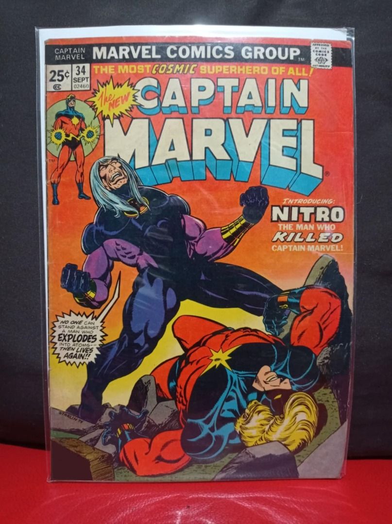 Vintage Keys Marvel Comics (Captain Marvel, Eternals, Spider-Man, Nova ...