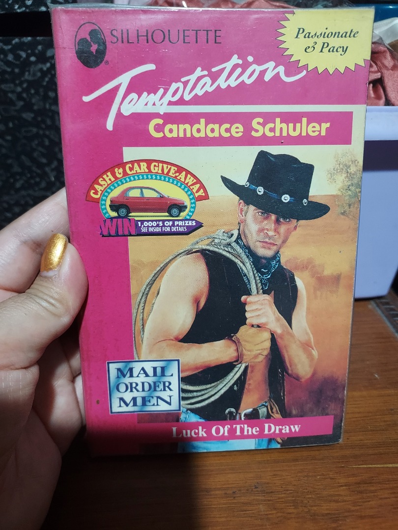 Vintage Silhouette Temptation LUCK OF THE DRAW, Hobbies & Toys, Books ...