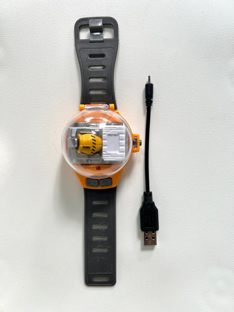 Wrist watch with Mini cement truck chargeable , Hobbies & Toys, Toys ...