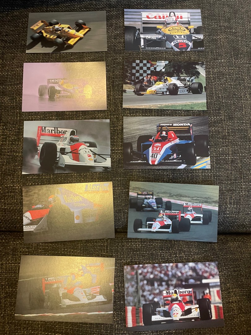 10th anniversary honda return to f1 1992 formula one limited edition post cards mclaren f1 ...