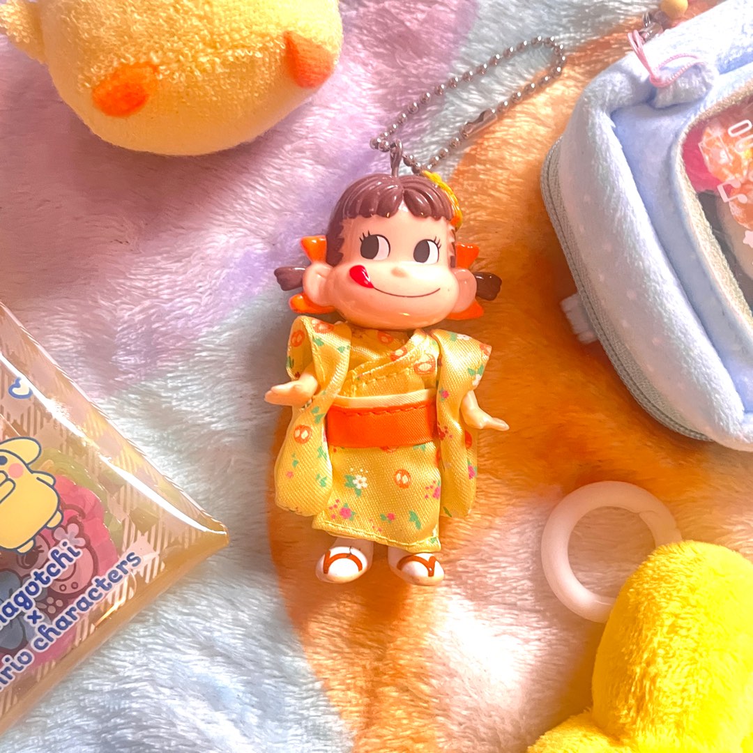 8cm peko chan figure keychain trinket anik anik, Hobbies & Toys, Toys ...