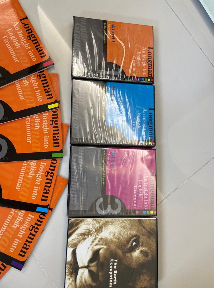 免費送 全新唔好浪費 Longman Granmar 有CD 再有練習 level 1 - 3 每個level 有6本, 興趣及遊戲, 書本 ...