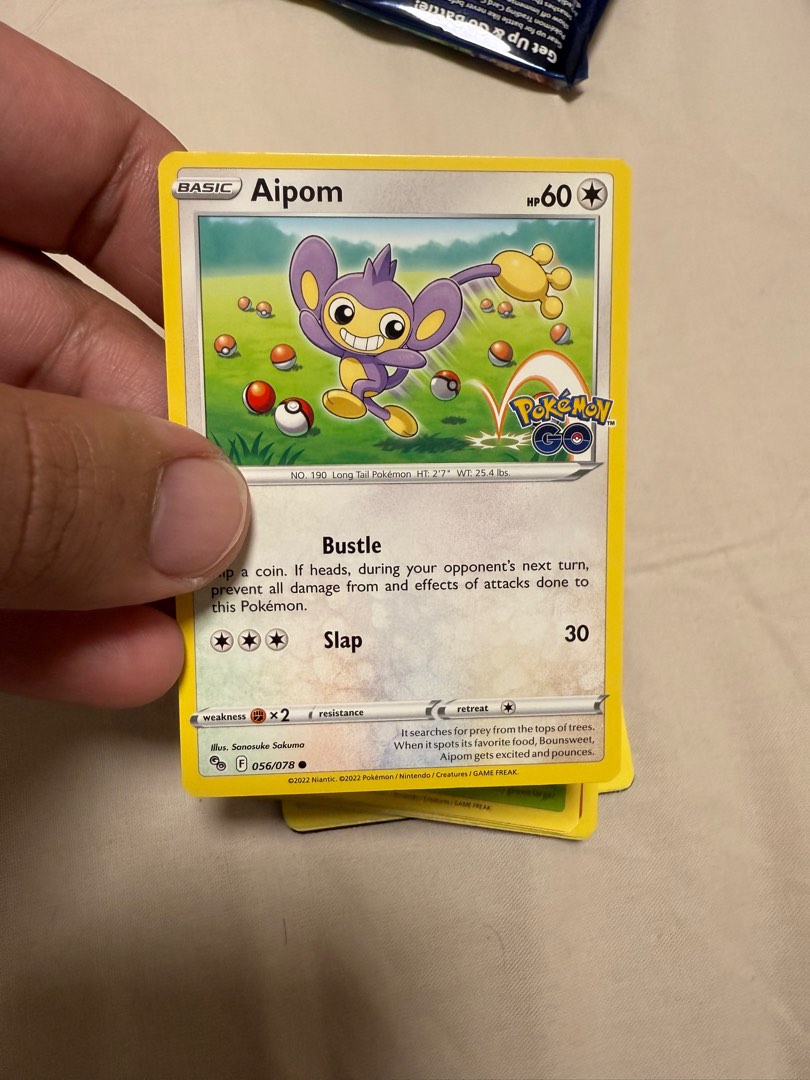 Aipom #56 Pokemon Go, Hobbies & Toys, Toys & Games on Carousell
