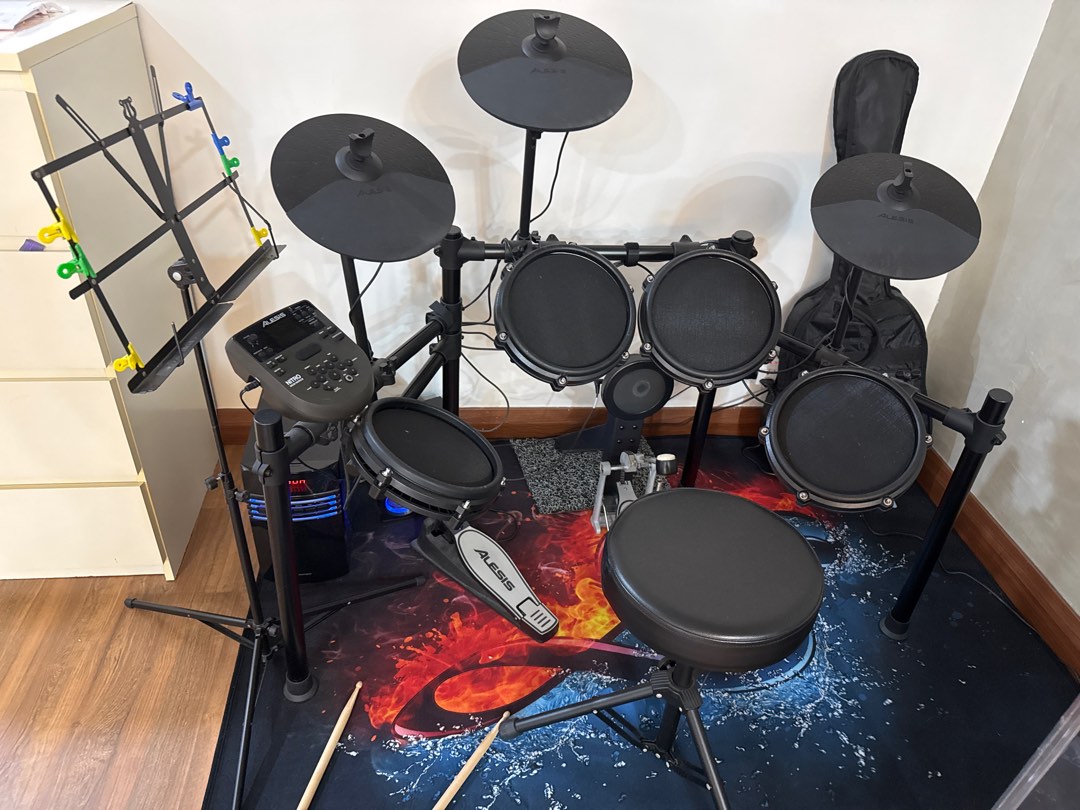 Alexis Nitro Drum Set, Hobbies & Toys, Music & Media, Musical ...