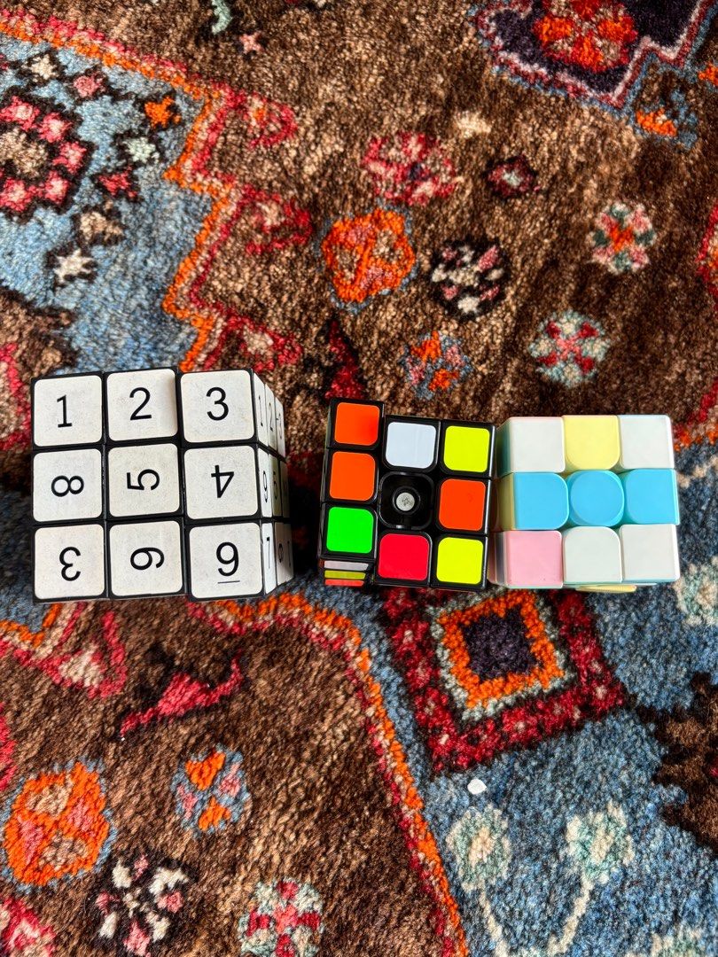 AS IS Preloved Assorted Rubiks Cubes set of 3, Hobbies & Toys, Toys ...