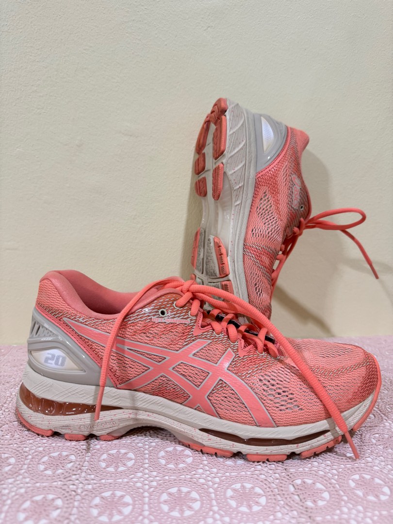 Asics Sakura Gel Nimbus 20 Womens Running Shoes US 8.5, Women's Fashion ...