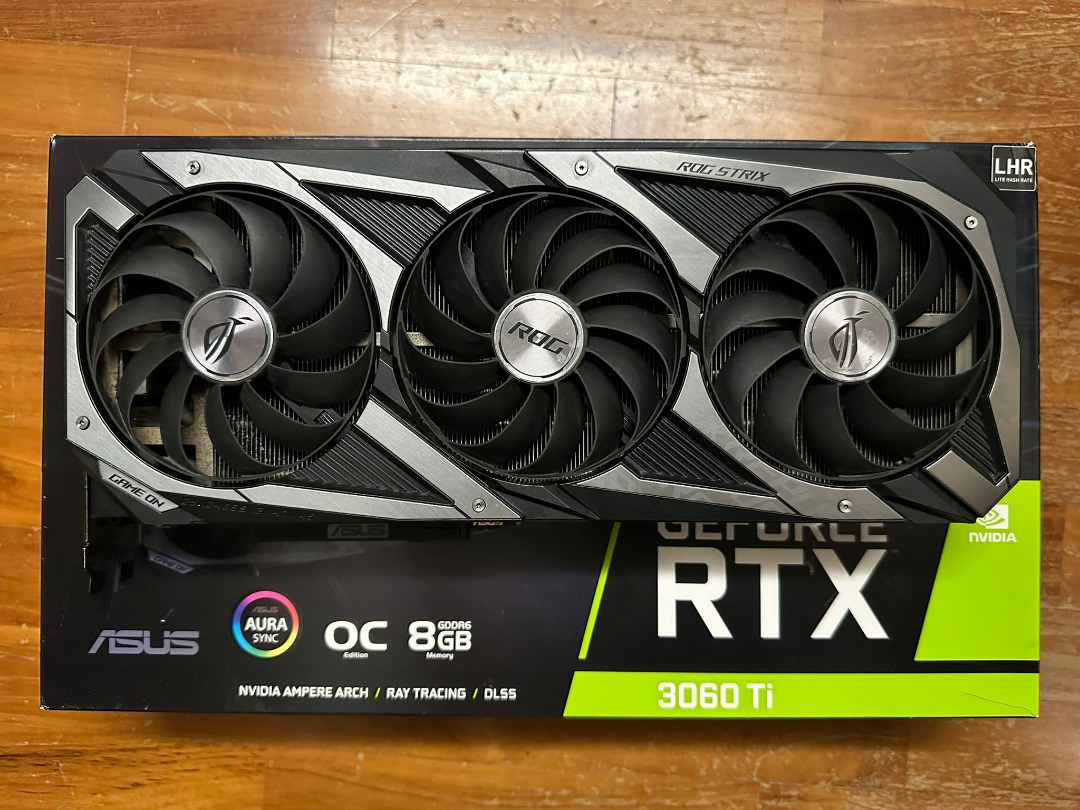 Asus ROG Strix 3060 Ti OC Edition, Computers & Tech, Parts ...