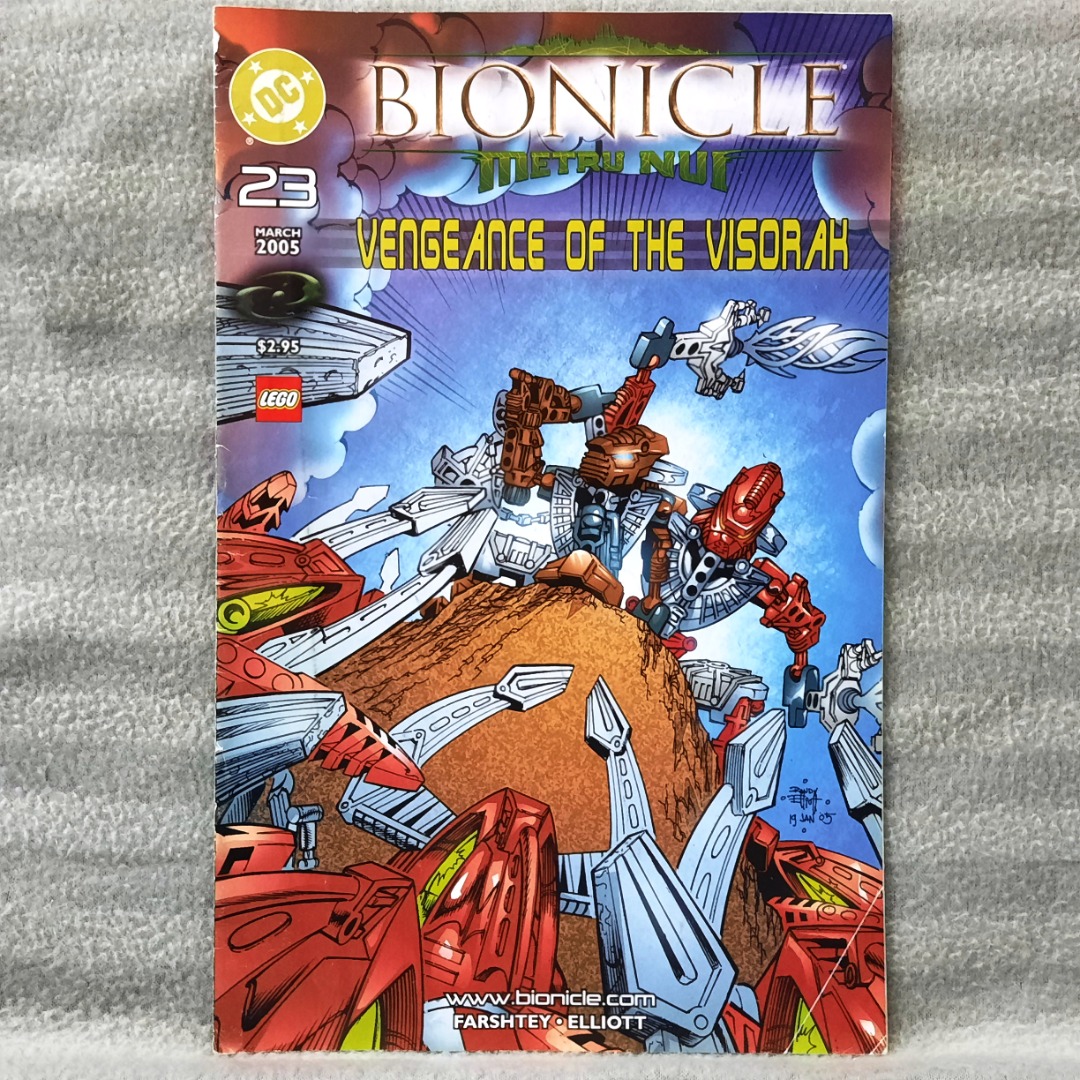 Bionicle #23 (DC Comics) Greg Farshtey, Randy Elliott (HTF), Hobbies ...