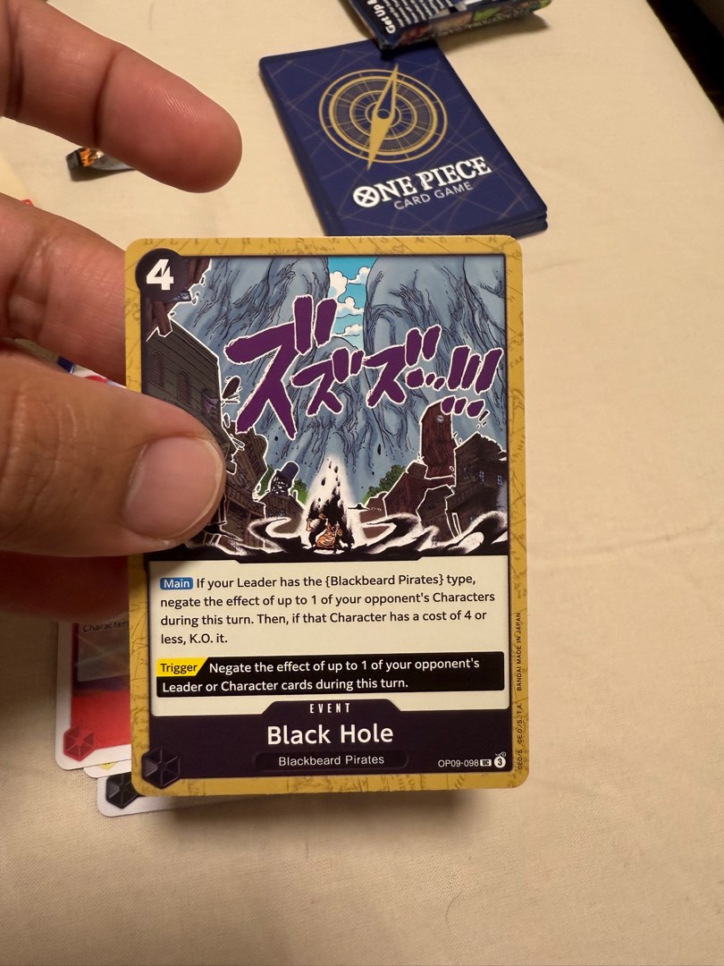 Black Hole OP09-098 One Piece Emperors In The New World, Hobbies & Toys, Toys & Games on Carousell