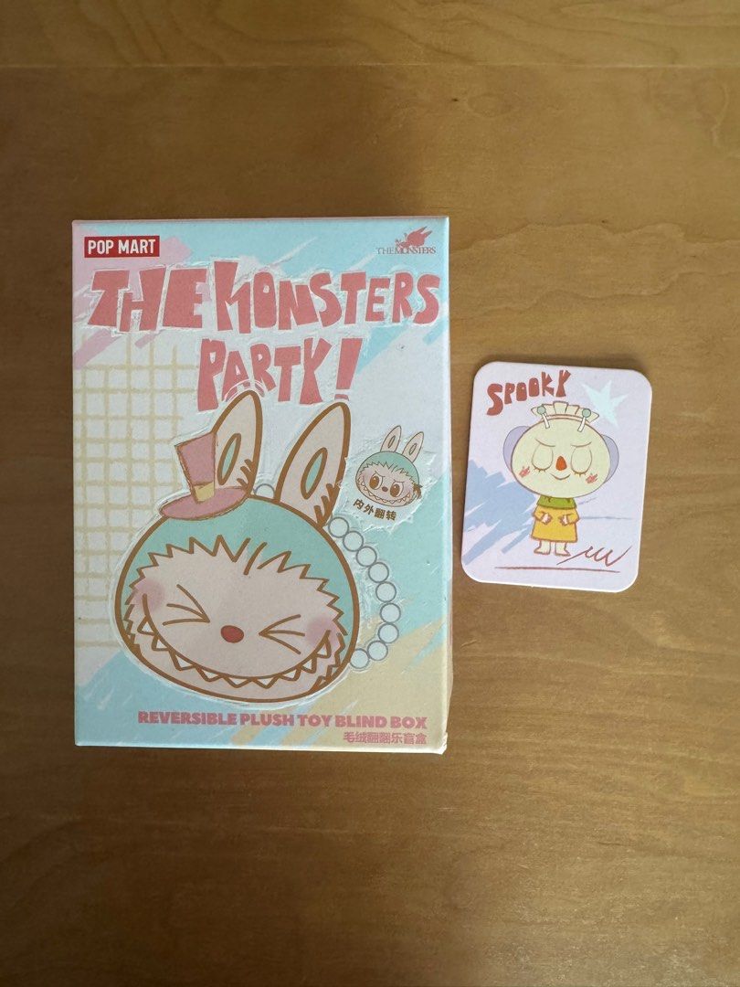 Blindbox - Popmart The Monsters Party Labubu Spooky Reversible plush ...
