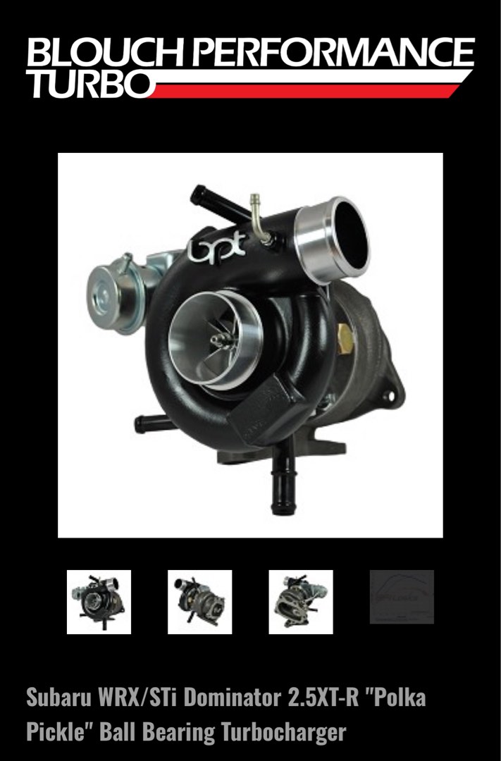 Blouch Turbo Subaru WRX STi Dominator 2.5XTR, Car Accessories ...