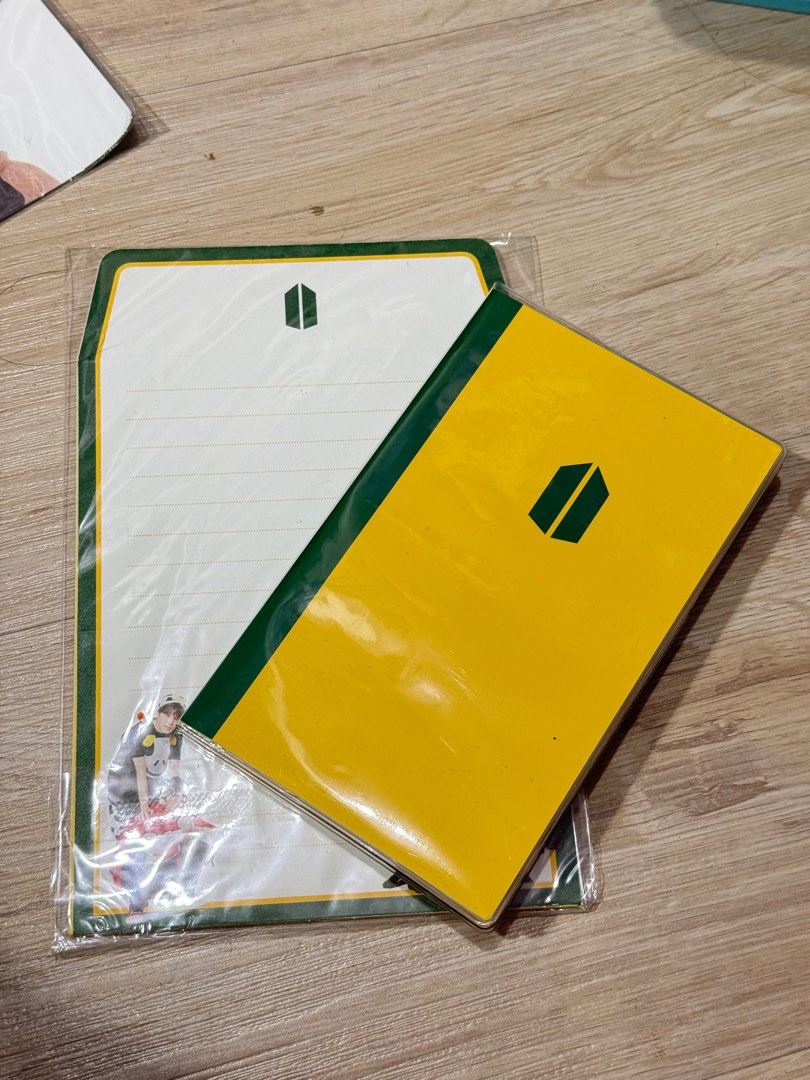 BTS notepad and letters from army kit, Hobbies & Toys, Memorabilia ...