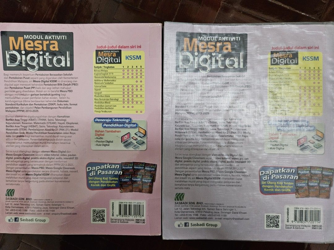 Buku Kerja Bahasa Melayu Mesra Digital T2/T3, Hobbies & Toys, Books ...