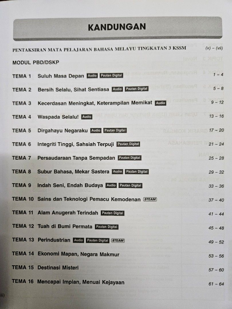 Buku Kerja Bahasa Melayu Mesra Digital T2/T3, Hobbies & Toys, Books ...