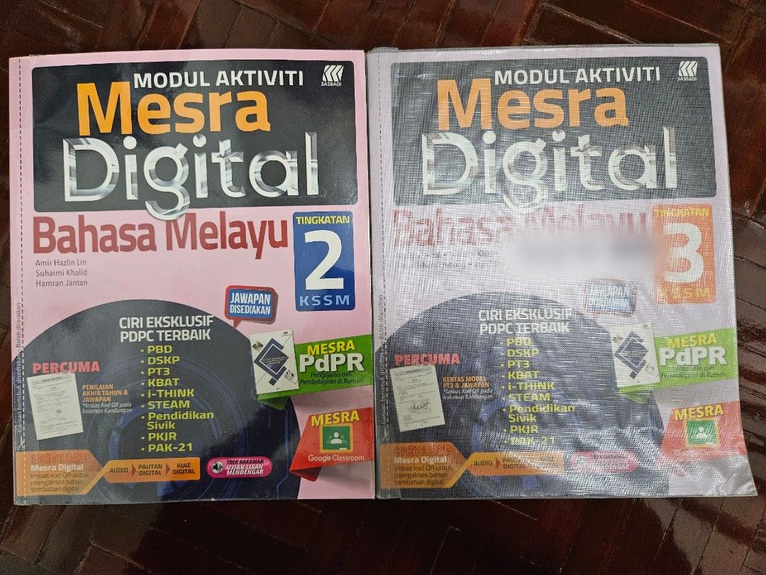 Buku Kerja Bahasa Melayu Mesra Digital T2/T3, Hobbies & Toys, Books ...