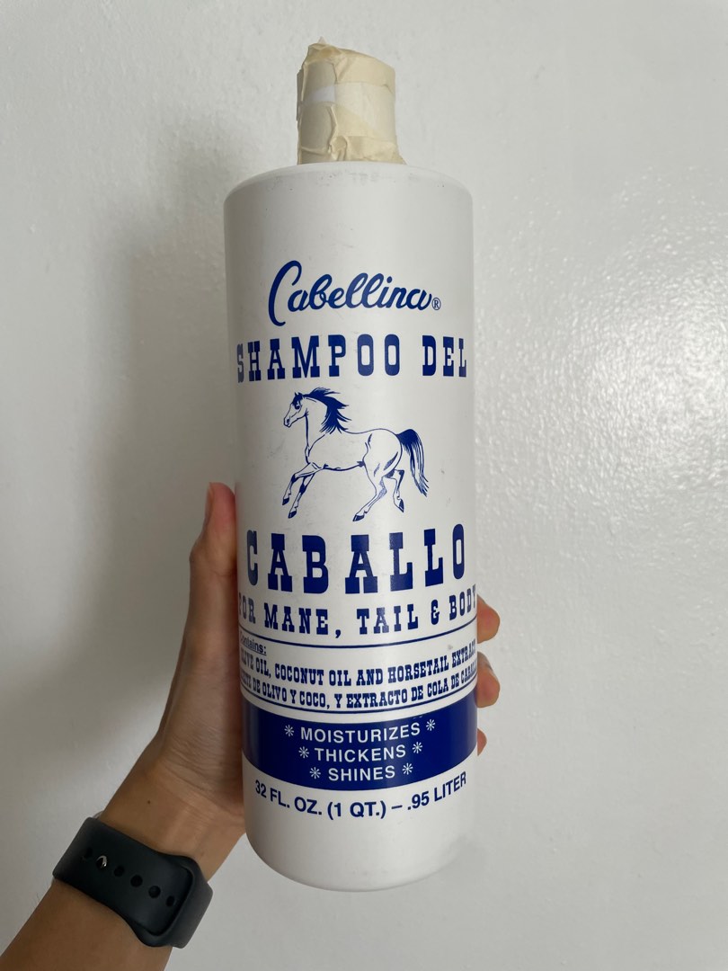 Cabellina Shampoo Del Caballo Horse Shampoo Hair Thickener, Beauty & Personal Care, Hair on ...