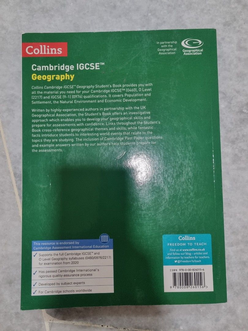 Cambridge IGCSE Geography Student's Book - John Belfield ...