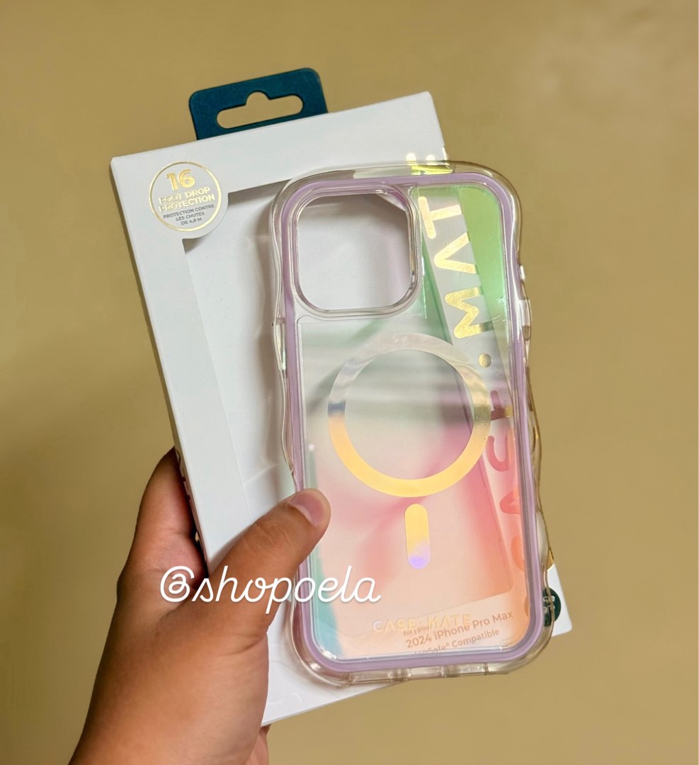 CASEMATE SOAP BUBBLE WAVY CASE FOR IPHONE 16 PRO MAX, Mobile Phones ...