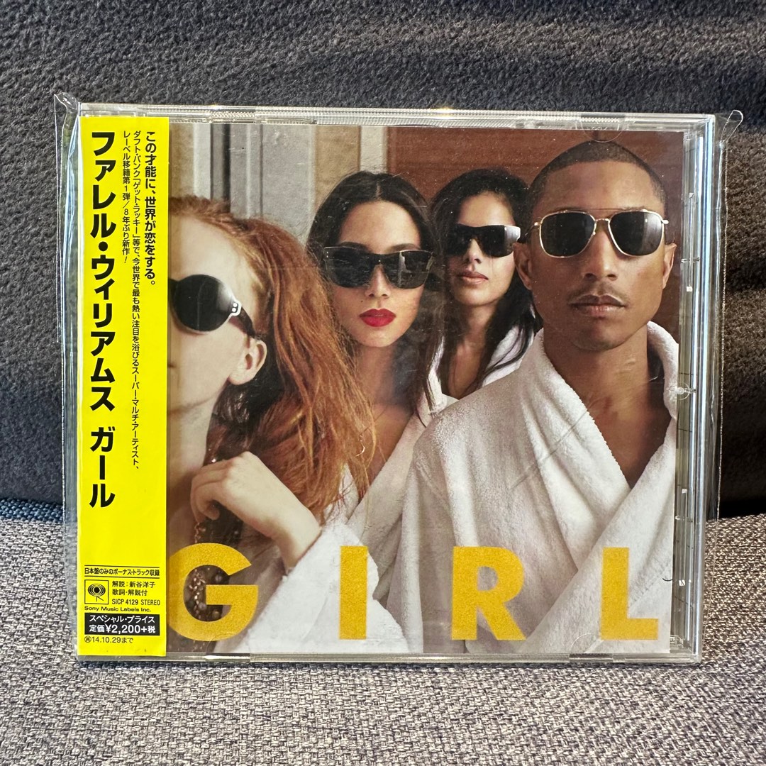 (CD) Pharrell Williams - GIRL (Japanese edition), Hobbies & Toys, Music ...