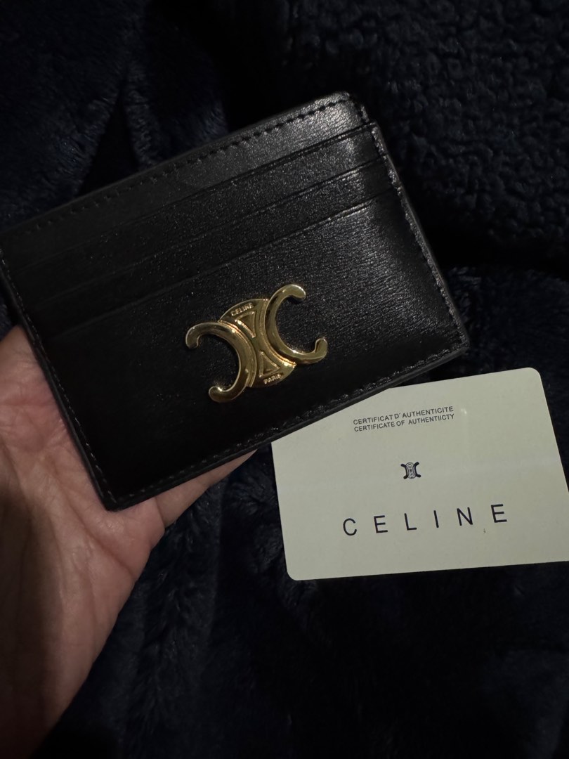 CELINE CARD WALLET, Barang Mewah, Tas & Dompet di Carousell