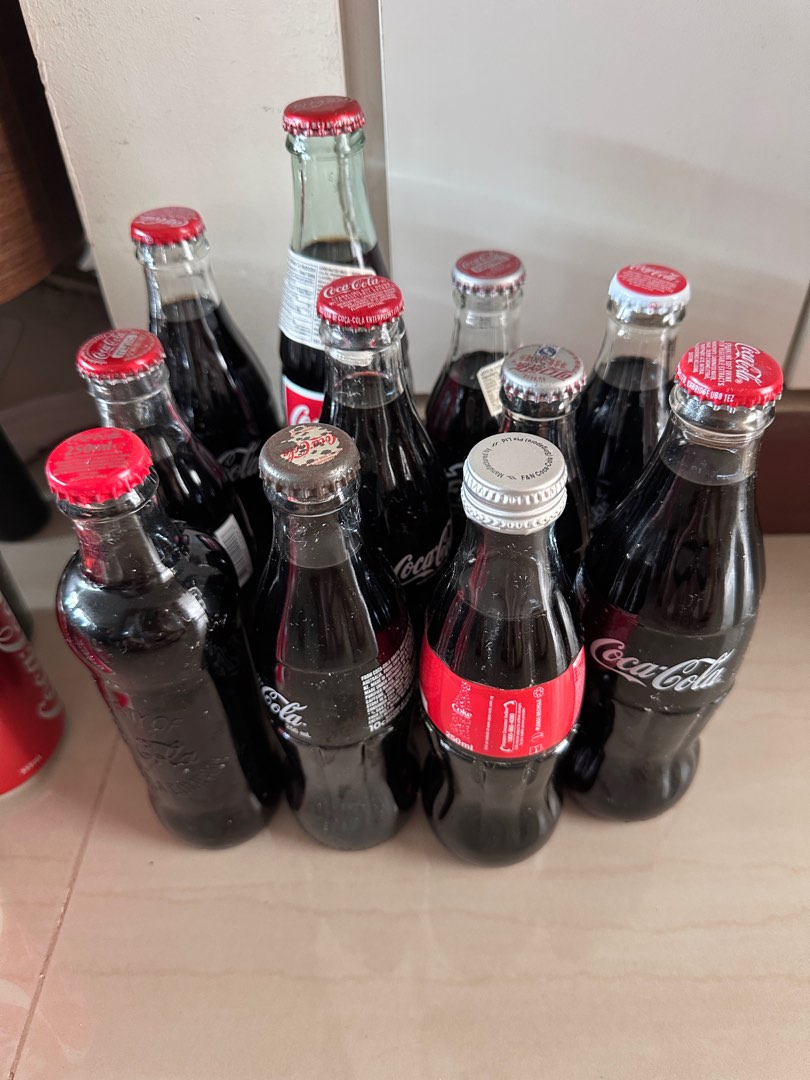 Coca Cola glass & can bottles, Hobbies & Toys, Memorabilia ...