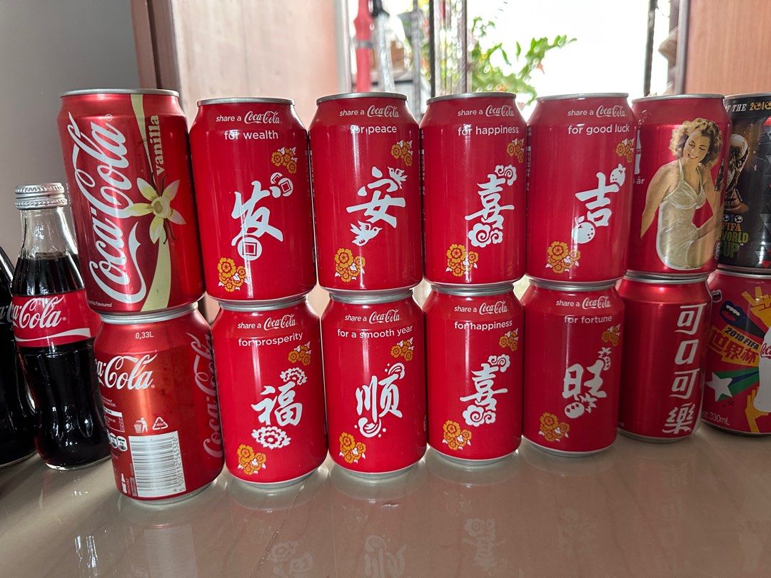 Coca Cola glass & can bottles, Hobbies & Toys, Memorabilia ...
