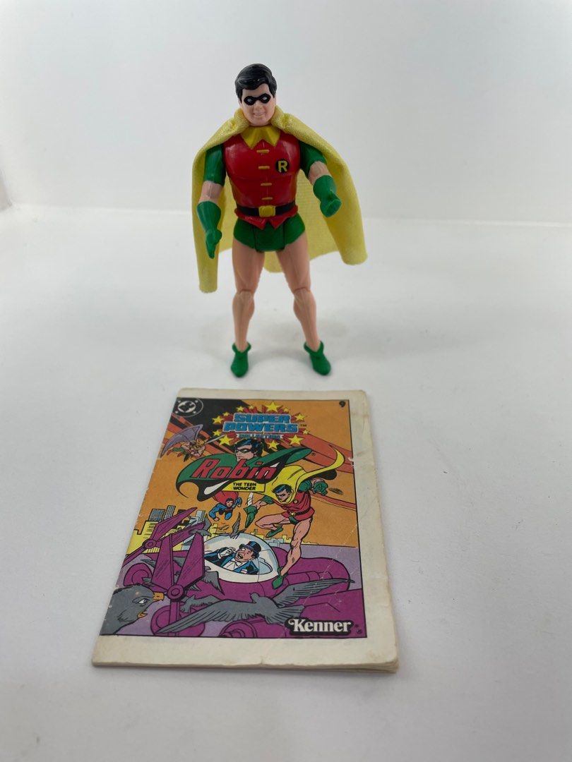 Dc Superpowers Vintage Kenner 1984 Robin Action Figure great condition ...