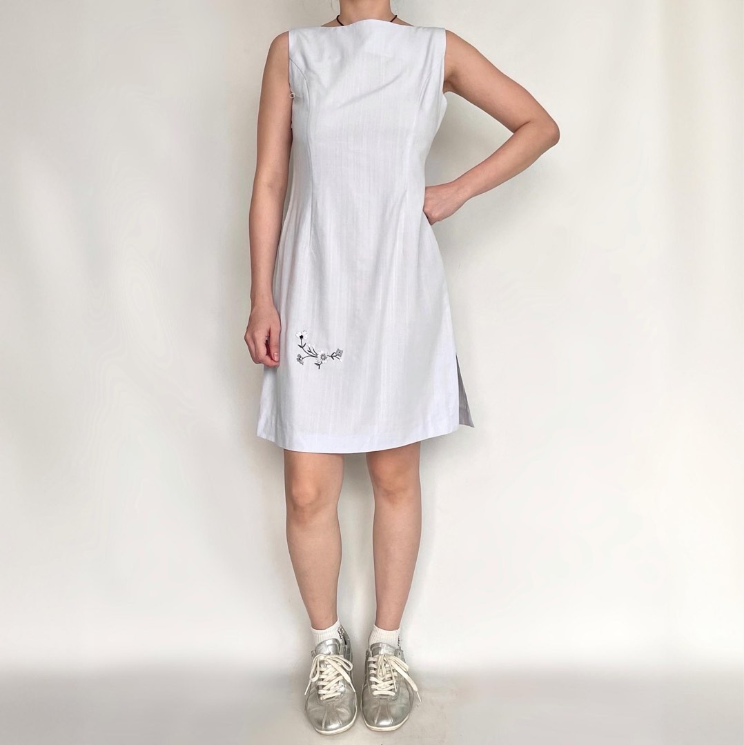 DD5 Pale Blue Boat Neck Mini Dress | coquette cute, Women's Fashion ...