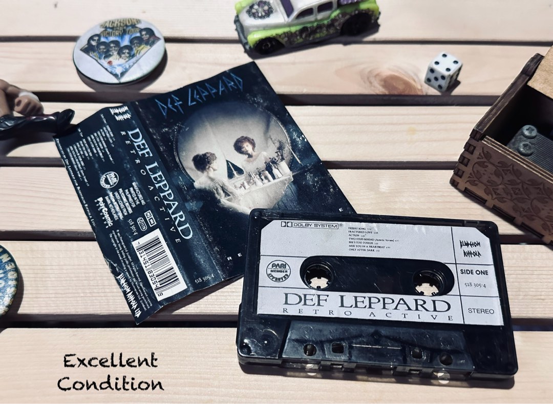 Def Leppard Retroactive Cassette Tape Vintage Cassettes Def Leppard ...