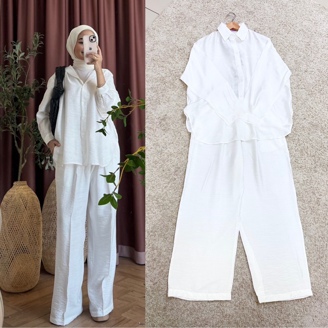 Dewi Diary Ellie Set, Women's Fashion, Muslimah Fashion, Baju Kurung ...
