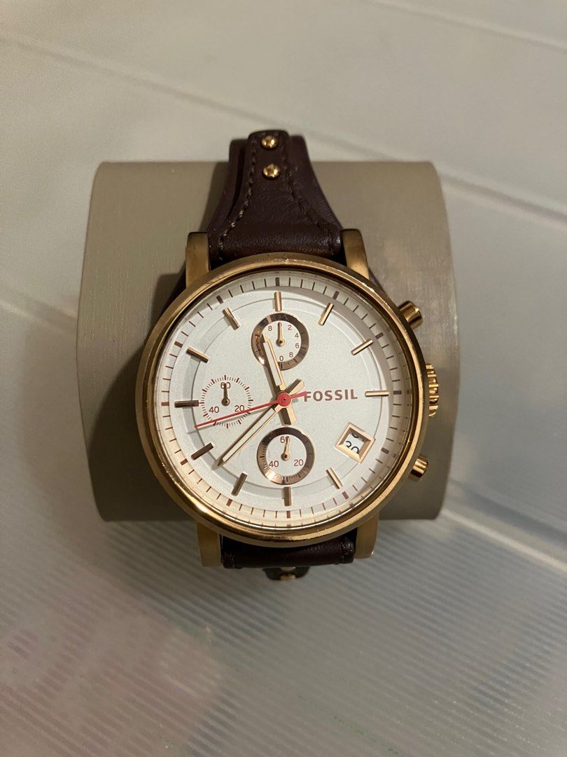 Fossil Boyfriend Chronograph watch, Women's Fashion, Watches ...