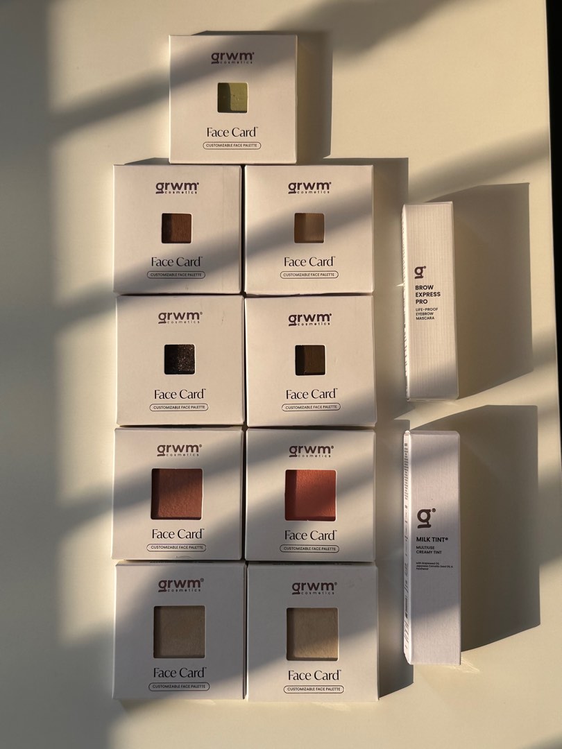 GRWM Face Card (prices in description) ₱1,600 TAKE ALL, Beauty ...