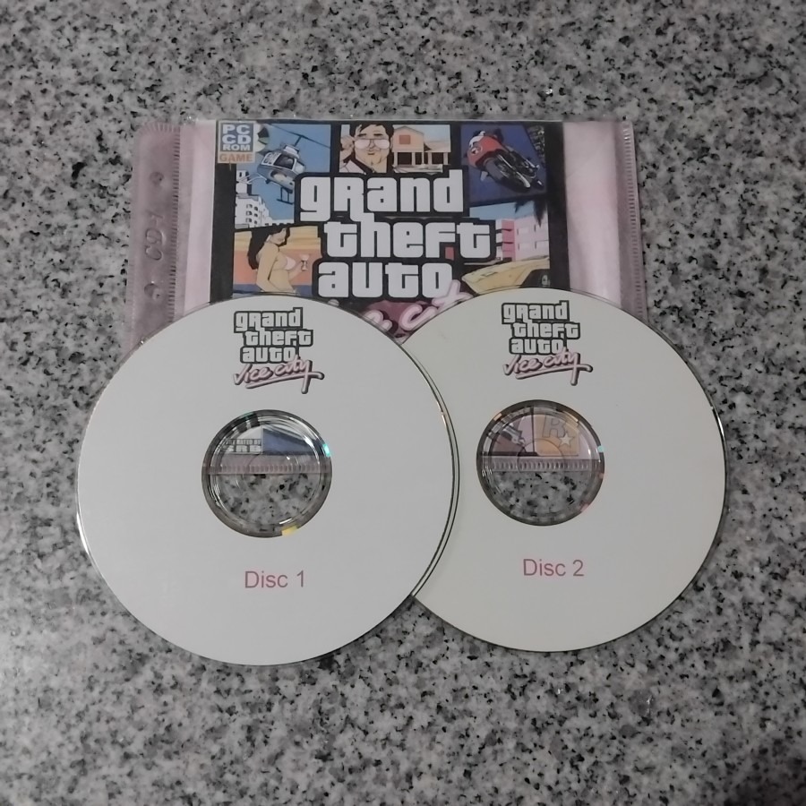 GTA Grand Theft Auto Vice City CD Game, Video Game, Game di Carousell