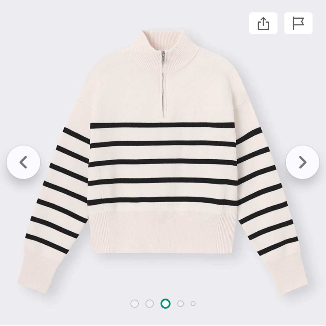GU Half Zip Sweater, Women's Fashion, Coats, Jackets and Outerwear on ...