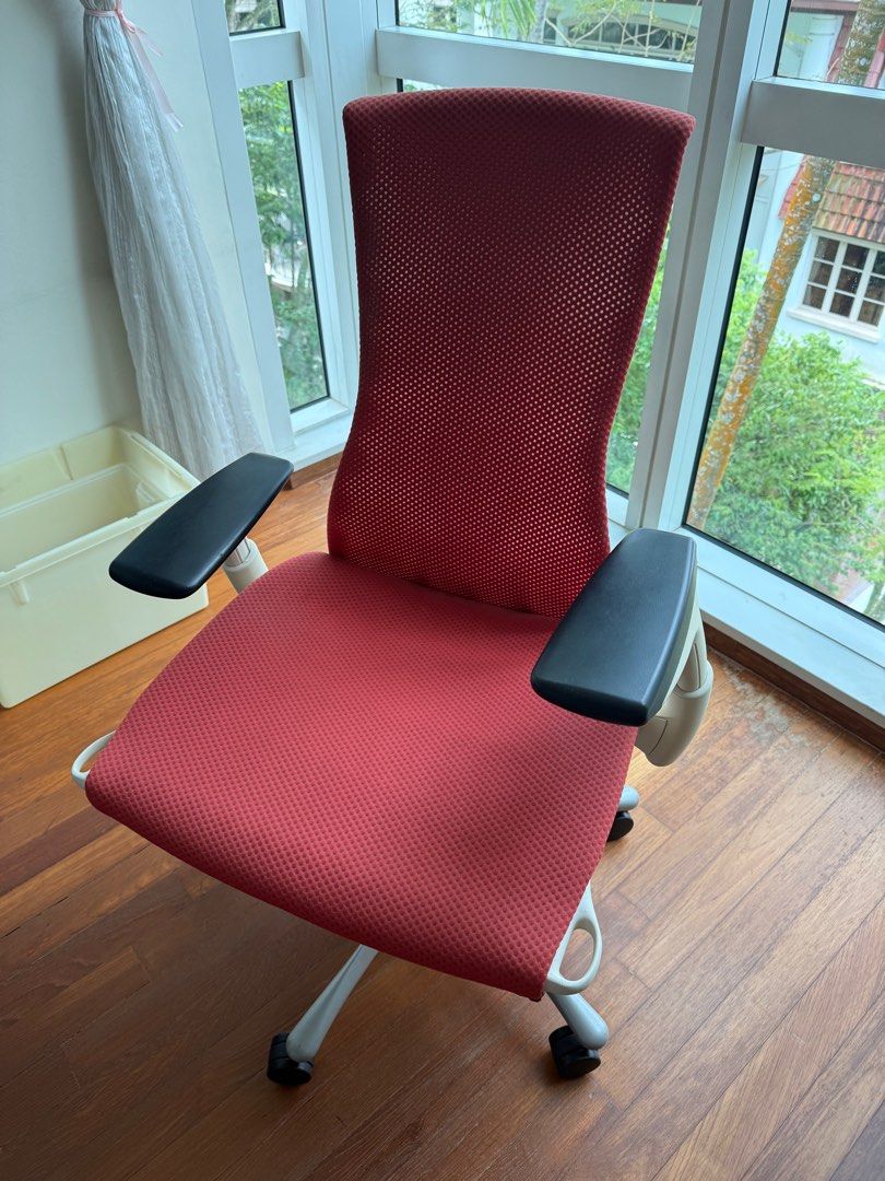 Herman Miller Embody Balance Red office chair fully functional ...