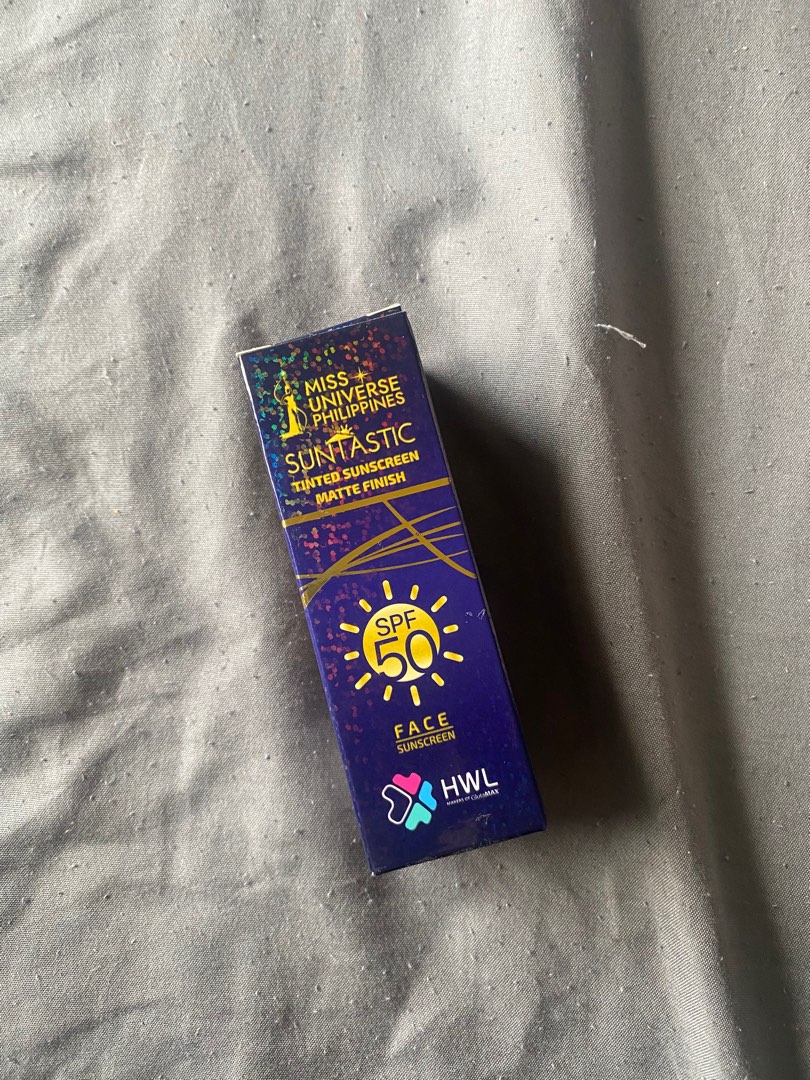 HWL Miss Universe Suntastic Face Tinted Sunscreen Matte Finish Sunblock ...