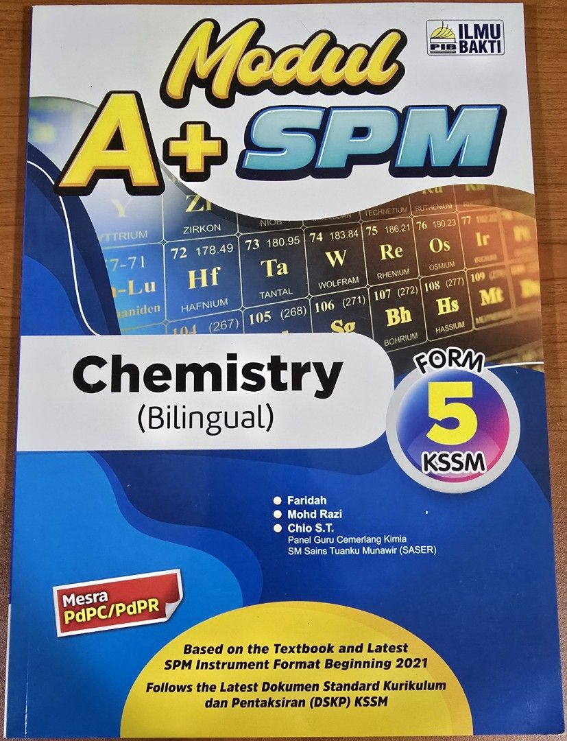 Ilmu Bakti: Modul A+ SPM Chemistry Form 5 KSSM, Hobbies & Toys, Books ...