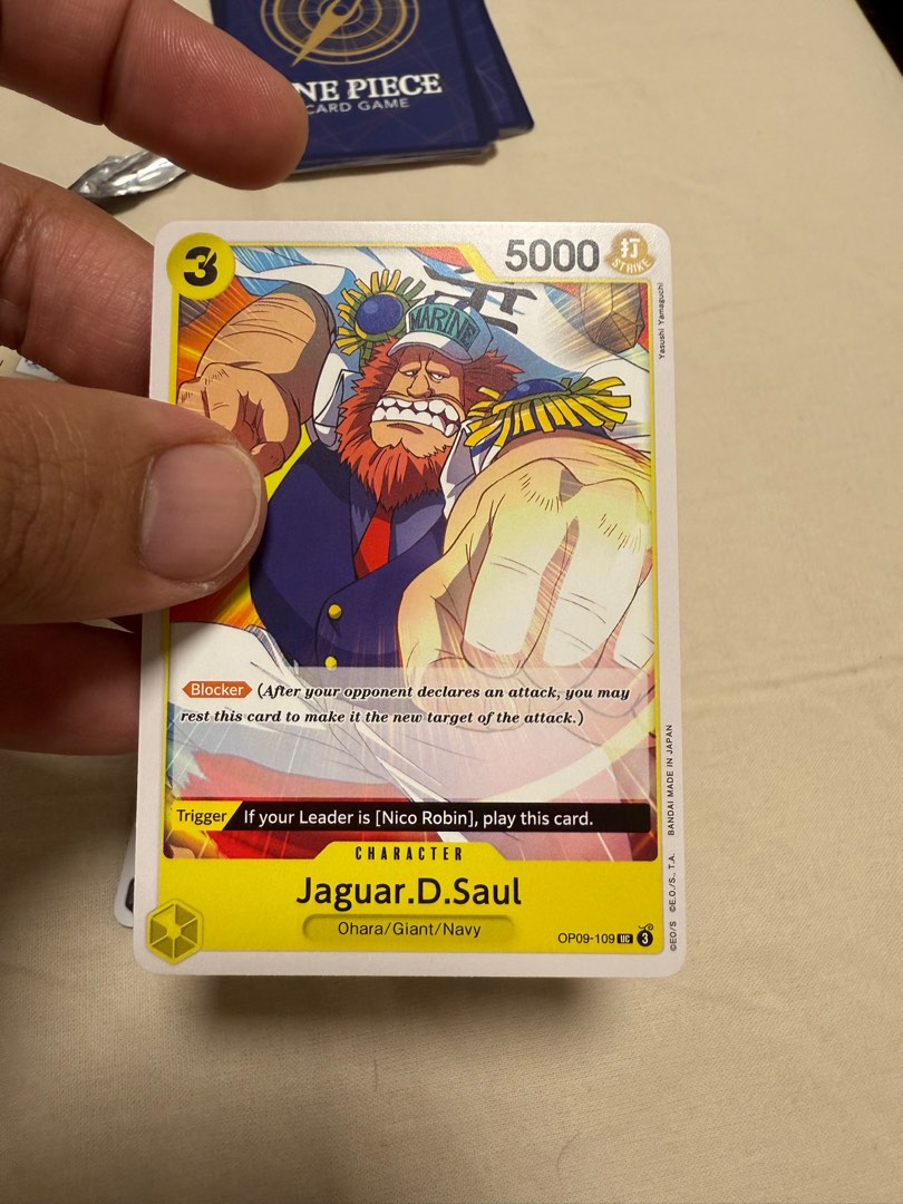 Jaguar.D.Saul OP09-109 One Piece Emperors In The New World, Hobbies ...