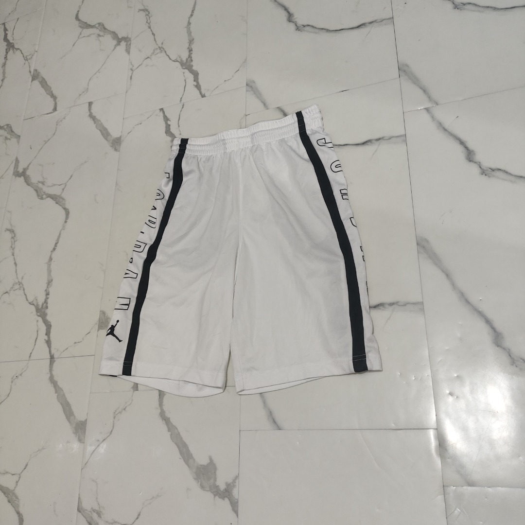 JORDAN DOUBLE SCRIPT, Men's Fashion, Bottoms, Shorts on Carousell