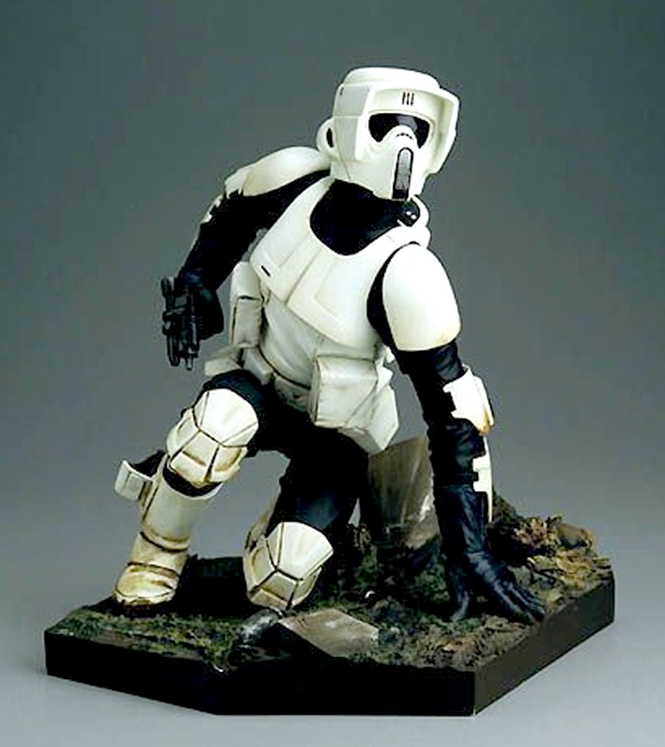 Kotobukiya ARTFX: Star Wars: BIKER SCOUT TROOPER figure (1/6 scale ...