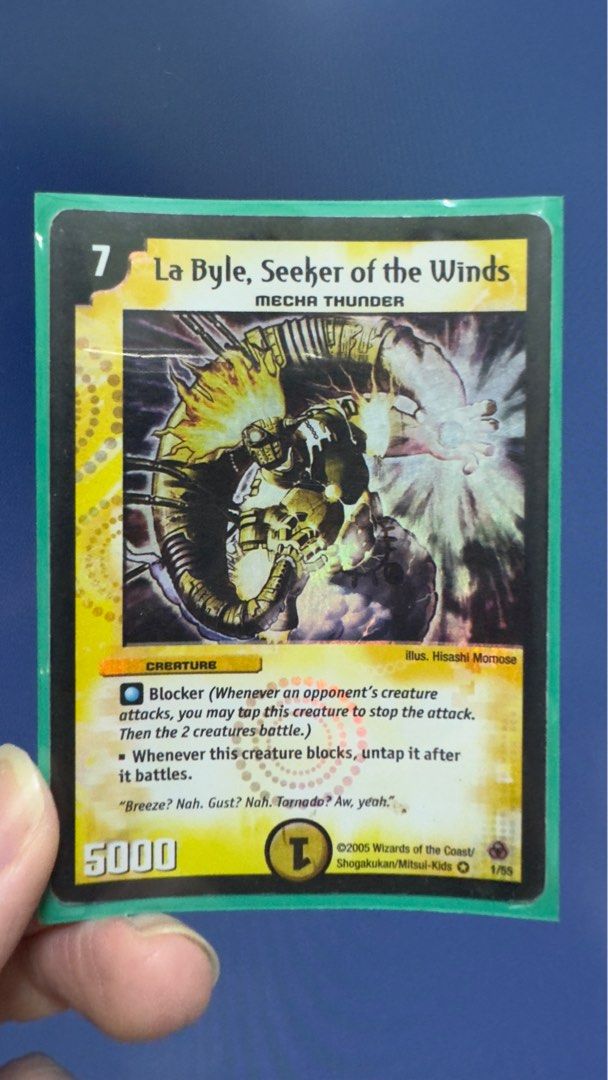 La Byle Seeker of the Winds Duel Masters 1/55 Very Rare DM05, Hobbies ...