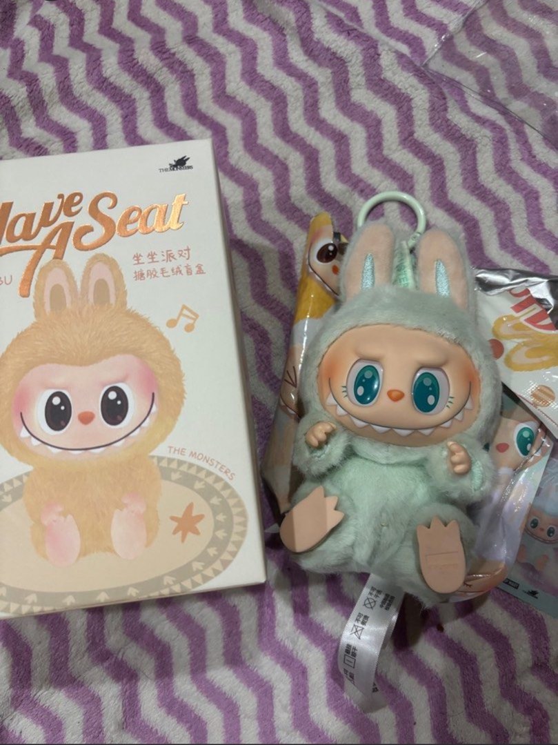 Labu labubu Have A Seat v2 QUQU ijo tosca Pop Mart New Jastip Blind box ...